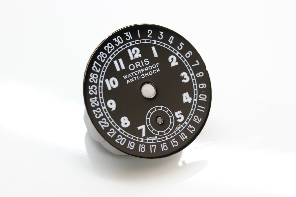 Black Dial For Oris Waterproof Anti-Shock Military Watch Cal 677 Point ...