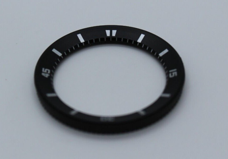 Replacement Indicator Ring Black and White insert bezel for Orient Kin ...